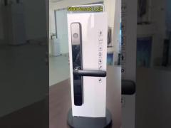 Qleung S608 Waterdicht TTlock Tuya Smart Key Digitale sloten Vingerafdrukken Aluminium Elektrische Schuifglasdeur Smart Home Door Lock