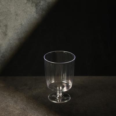 China Food Grade 7OZ Clear PS Plastic Cups 210ml For Wine With Customized Color for sale
