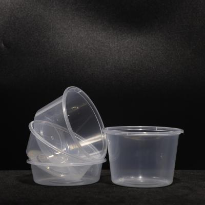 China Leak Proof Microwaveable 540ml Round Stackable PP Lunch Box with Customized Color for sale