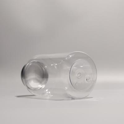 China Custom Logo Printed Plastic Boba Tea Juice Bottle with Screw Cap Lid for sale