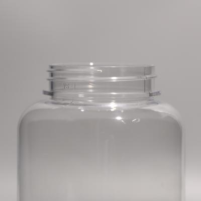 China Custom Logo Printed Plastic Boba Tea Juice Bottle with Screw Cap Lid for sale