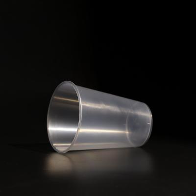 Cina Coppa di succo di PP in plastica trasparente e senza BPA per tè e caffè Boba in vendita