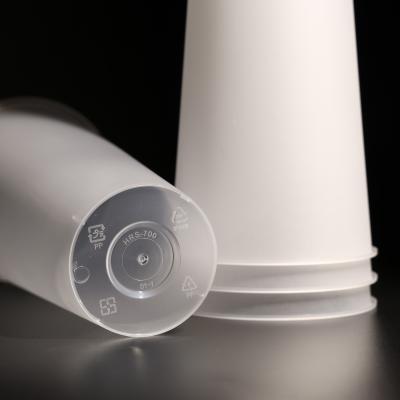China 700 ml klare Polypropylen-Plastik-PP-Tasse Runde PP-Tasse für Milchtee zu verkaufen