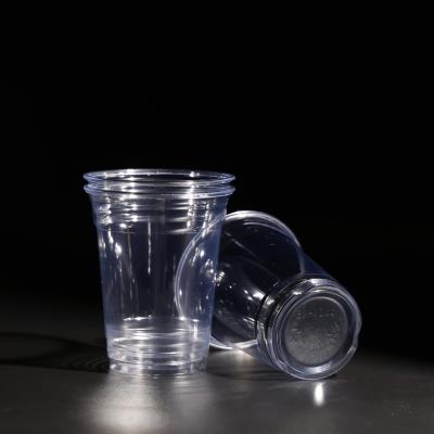 중국 보바 차에 인쇄 된 12 온스 PET 컵 판매용