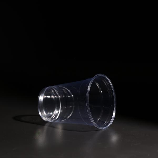 Quality 350ML BPA Free Plastic Cup PET Disposable Cup With LId for Bubble Tea for sale