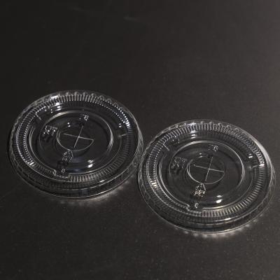 China 78mm Transparent Plastic Cup Lid BPA Free Round PET Cup Lid For The Plastic Cup And Paper Cup for sale