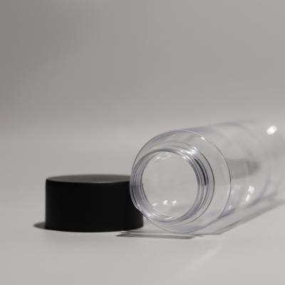 Cina Bottiglia in PET per bevande in plastica a prova di perdite priva di BPA con tappo in plastica/tappo in alluminio in vendita