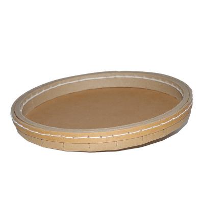 China 27L 7 Gallon Barrel Paper Lid Fiberboard Drum With Ring Lock Lid for sale