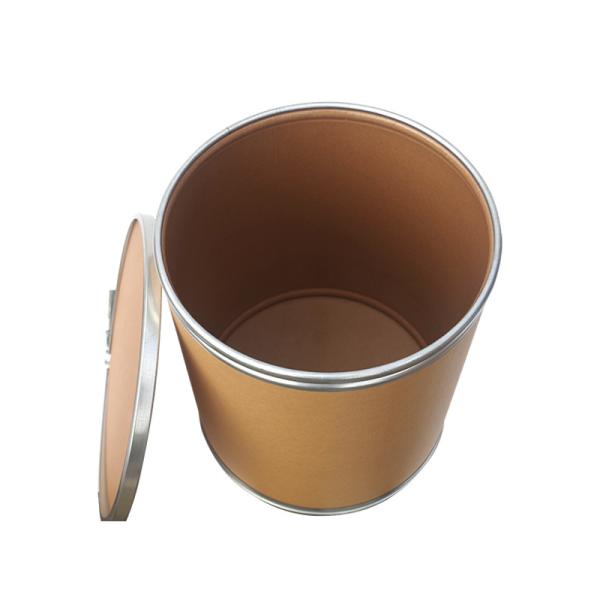 Quality 25kg Chemical Powder Fibre Barrels Transportable Kraft Paper Fibre Shipping for sale