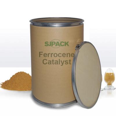 Cina Ferrocene Catalyst Kraft Paper Drum. Certificato dalle Nazioni Unite. Resistente all'umidità e alle sostanze chimiche. Capacità di 25 kg. in vendita