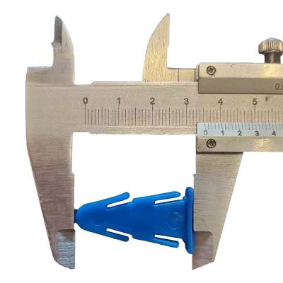 Cina Fabbricazione di dispositivi di fissaggio per serrature di plastica blu da 3,5 cm in vendita