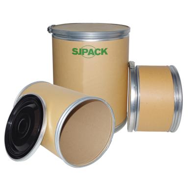 China Heavy Duty Fibre Drum With Locking Ring Closure | Safe For Chemicals & Powders for sale