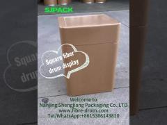 13 Gallon OD 37cm Quadrato Fibra tamburo ONU Fibra Coperta Fibra Tabella tamburo