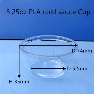 Cina Bevande fredde Eco-friendly biodegradabile compostabile PET trasparente Tazze PLA usa e getta di plastica in vendita