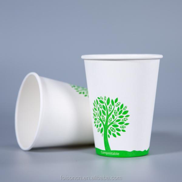 Quality Single Wall Paper Cup for Hot Beverages Disposable and Made from Food-Grade for sale