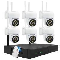 Quality 6-Camera Wireless Outdoor Security System with 10CH NVR, 3MP HD Color Night for sale