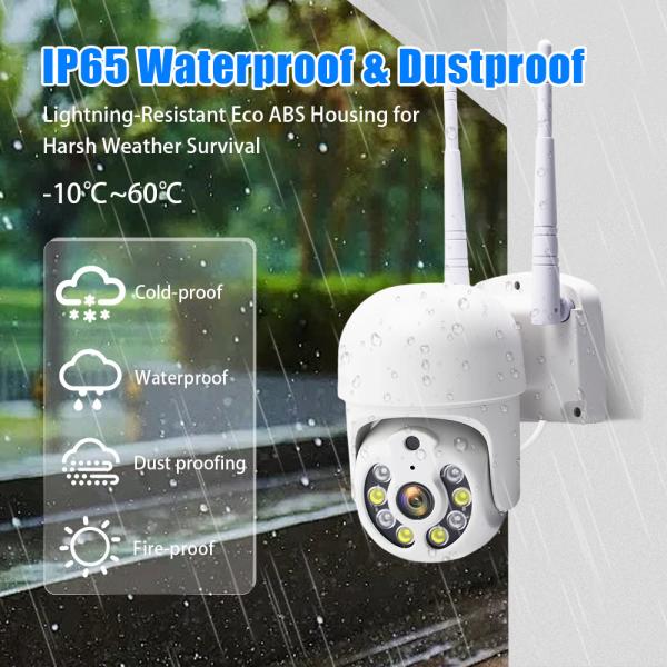 Quality 3MP Wireless Security Camera for Home Surveillance, 360° Pan-Tilt Dome Camera for sale
