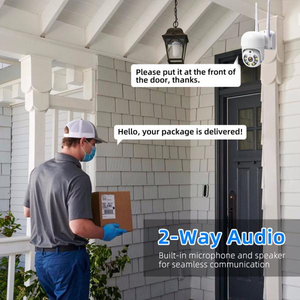 Quality 3MP Wireless Security Camera for Home Surveillance, 360° Pan-Tilt Dome Camera for sale