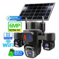 Quality Solar Powered Wireless Outdoor Security Camera, 14 PCS LED Fill Lights, PIR for sale