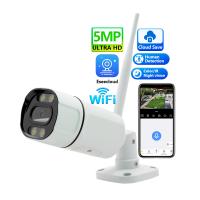 Quality 5mp Dual‑band Wifi Bullet Security Camera H.265 Dual‑light Night Vision Ai Human for sale
