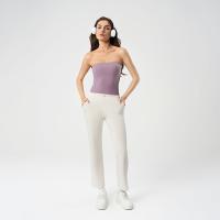 china Seamless Strapless Bandeau Top Silky Spandex Slim Fit for Layering / Casual Wear