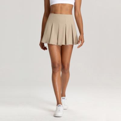 China Women's Navy Pleated Athletic Skirt High Waisted Quick Dry Lightweight Breathable for sale