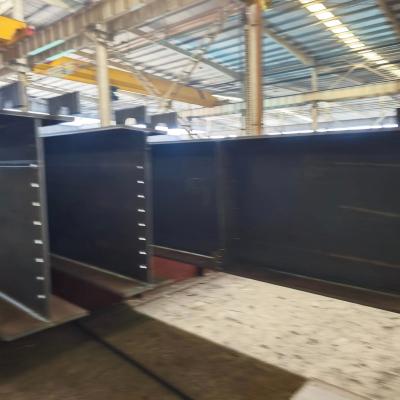 China Load-Bearing Welded H-Beam, Fabricated Steel H Beam with Custom Connection Details for sale