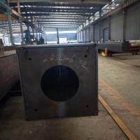 China Custom Welded Rectangular Steel Box Columns, Precisely Machined Steel for Observation Tower Structures for sale