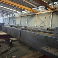 China Custom Welded Rectangular Steel Box Columns, Precisely Machined Steel for Observation Tower Structures for sale