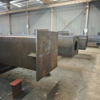 China Custom Welded Rectangular Steel Box Columns, Precisely Machined Steel for Observation Tower Structures for sale