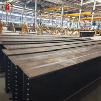 China Customizable Shot Blasting Anti-Rust Paint Welded H Section Beam for sale