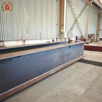 China Customizable Shot Blasting Anti-Rust Paint Welded H Section Beam for sale