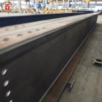 China Customizable Shot Blasting Anti-Rust Paint Welded H Section Beam for sale