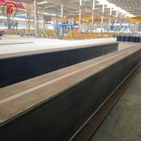 China Customizable Shot Blasting Anti-Rust Paint Welded H Section Beam for sale