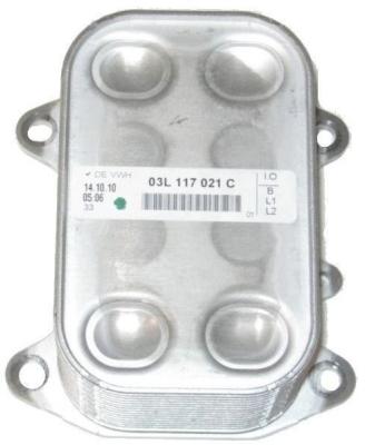 중국 03L117021C 엔진 부품 오일 냉각기 판매용