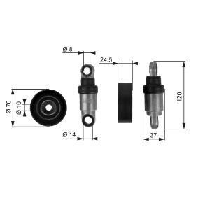 China BMW 11281717188 Partes del motor amortiguador de la correa de tensión en venta