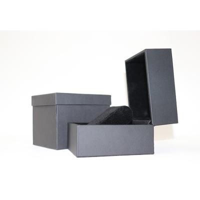 China Customized Logo PU Leather Watch Box with Velvet Lining and Cardboard Insert for sale