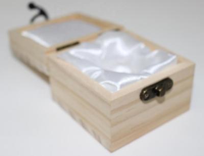 China Customs Logo Wooden Jade Box-Original Color for sale