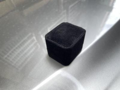 Quality Black Velvet Ring box for velvet jewelry packaging box for sale