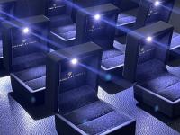 China Customized Your Logo- Black LED Ring Box-Luxury for sale
