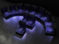 China Customized Your Logo- Black LED Ring Box-Luxury for sale