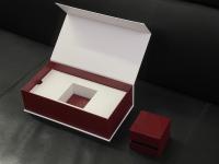 China Customized Luxury Ring Box and Magnet Ring Set Box for sale