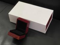 China Customized Luxury Ring Box and Magnet Ring Set Box for sale