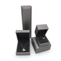 China Customized Luxury PU leather Ring Box for sale
