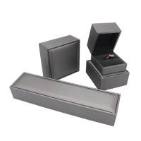 China Customized Luxury PU leather Ring Box for sale