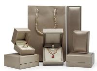 China Customized Luxury PU leather earring Box for sale