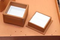 China Pu leather Ring Box Luxury style customs style for sale