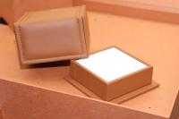 China Pu leather Ring Box Luxury style customs style for sale
