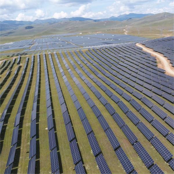 GQ-F Steel Fixed Mounting System Agro Photovoltaic PV Bracket For Mountain, Fish Ponds, Farms