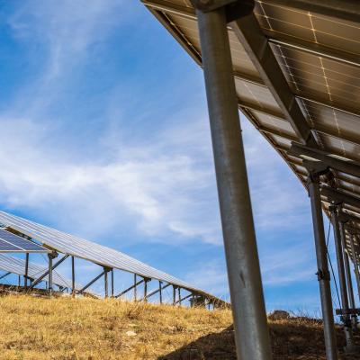 Cina GQ-F Acciaio montagna pannello solare fotovoltaico fissaggio bracciale caldo immerso galvanizzato e Al-Mg-Zn placcato in vendita
